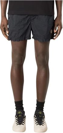 Stone Island Homme, Sport, Bleu, Taille: M Short de bain ajust&eacute;