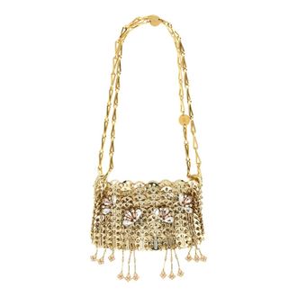 Paco Rabanne Sac bandouli&egrave;re 1969 Nano - Femme - Sacs - Jaune - Taille: ONE Size