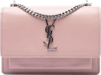 Saint Laurent Pre-owned The Sunset Shoulder Bag - Femme - Pre-owned - Rose - Taille: ONE Size