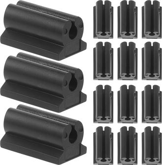 SOLUSTRE 50 St&uuml;ck U F&ouml;rmige rutschfeste Stuhlbein Bodenschoner aus Kunststoff mit 3-4mm &Ouml;ffnung M&ouml;belgleiter f&uuml;r St&uuml;hle zum Bodenschutz und Stabilit&auml;tsverbesse