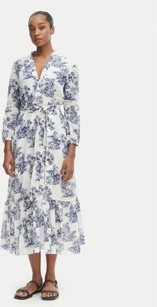 iconique Sommerkleid IC25-078 Wei&szlig; Relaxed Fit