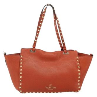 Valentino Pre-owned Rockstud Tote - - Pre-owned - Damen - Braun - ONE SIZE