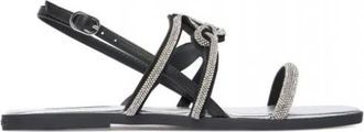 Karl Lagerfeld Femme, Chaussures, Gris, Taille: 39 EU Karl Lagerfeld - Chaussures > Sandales