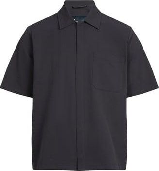 Herno Chemise col classique &agrave; manches courtes