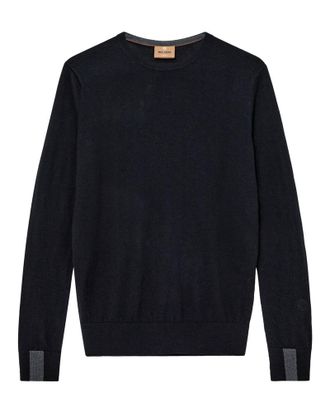 Mos Mosh Leichter Pullover aus Wolle-Seide-Mix in