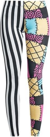 The Nightmare Before Christmas LÉtrange Noël De Monsieur Jack Jack Skellington & Sally Femme Legging Multicolore XL