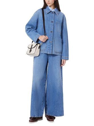 Weekend by Max Mara Wide-Leg Denim Jeans - Blue