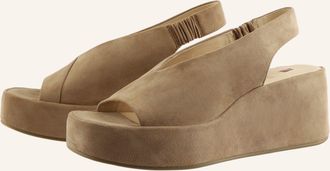 H&ouml;gl Plateau-Wedges beige