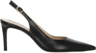 Stuart Weitzman Femme, Chaussures, Noir, Taille: 38 EU Power Slingback 75