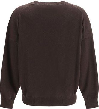 Brunello Cucinelli Cashmere with Monili Chain Sweater - Brown