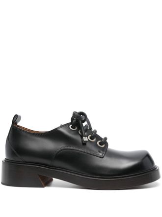 Alexander McQueen derbies à lacets - Noir