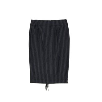 Brunello Cucinelli Womens Gray Virgin Wool Long Skirt