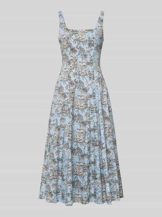 Staud Kleid mit floralem Allover-Print Modell Wells