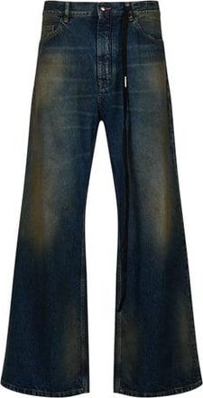 Ann Demeulemeester Jeans d&eacute;lav&eacute; large en coton