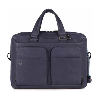 Piquadro Schlanke Computertasche 15 mit iPad-Fach - - Bags - unisex - Blau - ONE SIZE