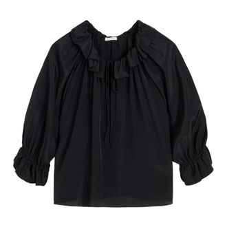 By Malene Birger Damen, Blusen & Hemden, Schwarzk, SGröße