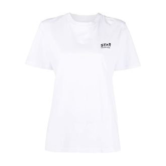 Golden Goose Femme, Tops, Blanc, Taille: 40 FR T-shirt blanc pour femmes Aw25