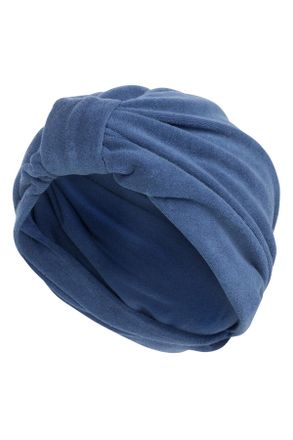 Fashy Damen Apr&egrave;s- & Saunahaube aus Frottee, blau