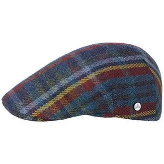 Lierys Casquette Sheatland Wool Homme - Made in Italy Gavroche pour lhiver avec Visiere, Doublure Hiver Automne-Hiver - 59 cm Bleu