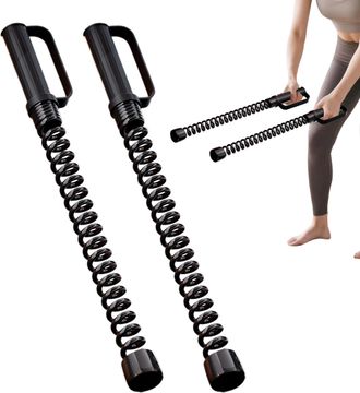 Generic Trainingsseile, schwer, 2-teilig, tragbar, f&uuml;r Training, Kampf, Muskelaufbauschn&uuml;re, Ersatz-Federstab-Ausr&uuml;stung f&uuml;r Zuhause, Fitnessstudio, Fitness, 