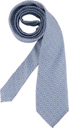 Ascot Herren Krawatte blau Seide gemustert
