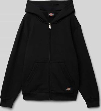 Dickies Sweatjacke mit Label-Patch Modell TERRY
