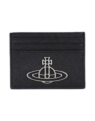 Vivienne Westwood SAFFIANO THIN LINE ORB CARD HOLDER