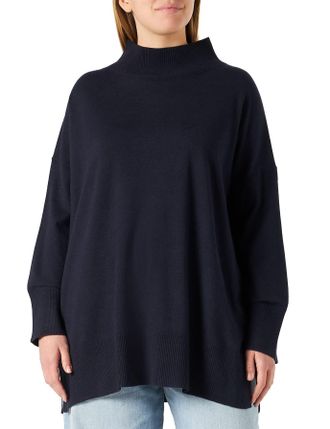 s.Oliver Damen Pullover, Blau, 32 EU