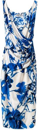 La Petite Robe Di Chiara Boni Femme, Robes, Bleu, Taille: 50 FR Abito stampato botanico Isoshi