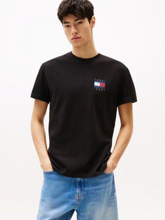 Tommy Jeans T-Shirt TJM REG FLAG GRAPH BCKPRNT T EXT Mit Rundhalsausschnitt