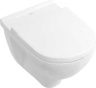 Villeroy & Boch Villeroy&boch - Combi-Pack O-novo Wand-WC DirectFlush wei&szlig; CeramicPlus 5660HRR1