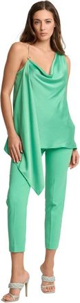 Kocca Femme, Tops, Vert, Taille: 42 FR Haut &Eacute;paule Ouverte Doux et Soyeux