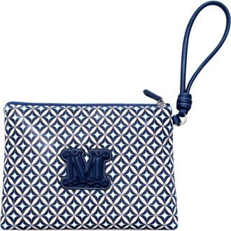 Max Mara Femme, Sacs, Bleu, Taille: ONE Size Tazzina Clutch