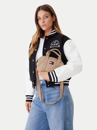 Tommy Jeans Handtasche Tjw Ess Daily Crossover AW0AW17889 Beige