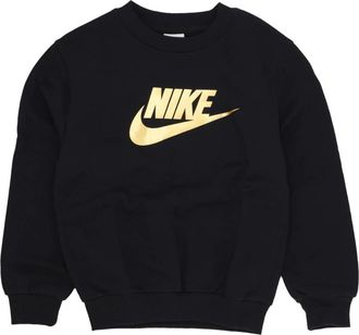 Nike Goldener Crewneck Sportswear Club Fleece - - Sport - Herren - Schwarzk - XS
