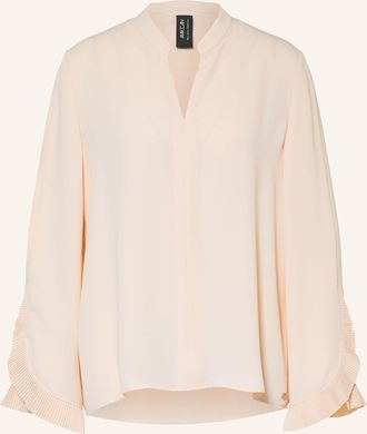 Marc Cain Satinbluse beige