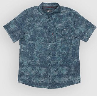 Salty Crew Flagship Uv Button Up Hemd dark navy