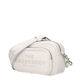 Marc Jacobs Womens White Leather Crossbody Bag