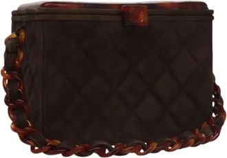 Chanel Pre-owned Daim sacs-main - Femme - Pre-owned - Brun - Taille: ONE Size