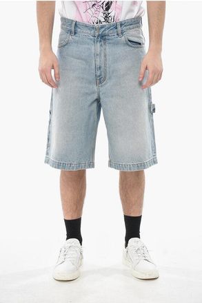 Givenchy Delav&eacute; Denim Cargo Shorts size 30