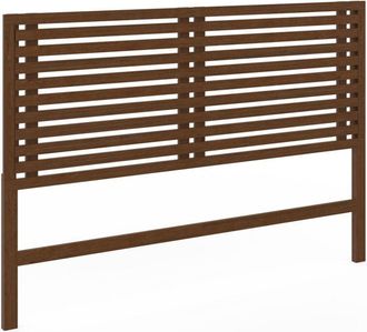IDMarket Kopfteil mit Fu&szlig; aus AVA-Latten 160 cm Altholzoptik