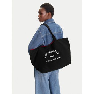 Karl Lagerfeld Handtasche KARL LAGERFELD A1W50006 Schwarz