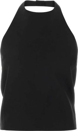 Loulou Studio Femme, Tops, Noir, Taille: 36 FR Sami Haut Dos Nu &agrave; Bretelles