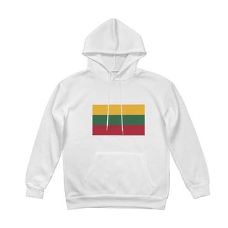 Generic Sweatshirts &Agrave; Capuche Femmes Doublure Polaire Imprim&eacute; Graphique Lituanie Drapeau Pull Hoodie Hauts Streetwear Vintage Pull De D&eacute;tente Athleisure du XS