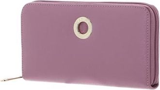 Mandarina Duck Mellow Leather Wallet, Accessoire de Voyage-Portefeuille Femmes, Lilac Rose, Taille Unique