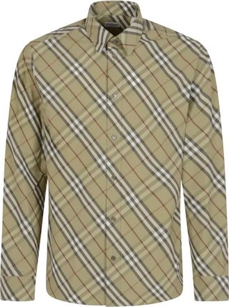Burberry Homme, Chemises, Beige, Taille: XL Casual Chemises