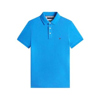 Tommy Hilfiger Homme, Tops, Bleu, Taille: XL Polo Chemises