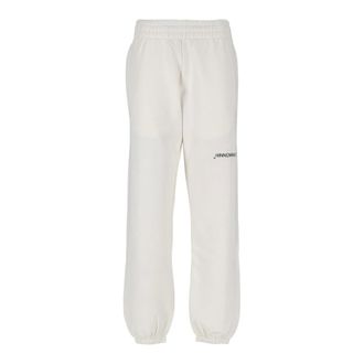 Hinnominate Hinnominate, Femme, Pantalons, Blanc, Taille: 42 FR Pantalon de surv&ecirc;tement taille haute avec imprim&eacute;
