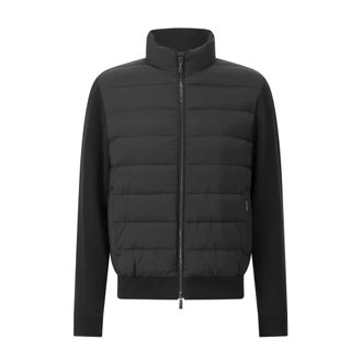 Moorer Homme, Vestes, Noir, Taille: XL Hybrid Bomber