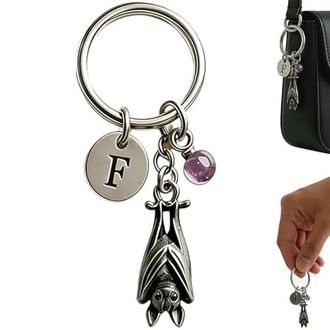 Generic Porte-cl&eacute;s inspirant chauve-souris &eacute;motionnelle, pendentif chauve-souris en m&eacute;tal avec carte de motivation, support &eacute;motionnel pour sac &agrave; dos, sac &agrave; m